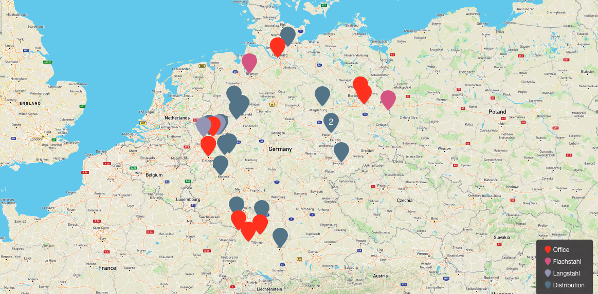 ArcelorMittal – Smarter steels for people and planet - Standorte